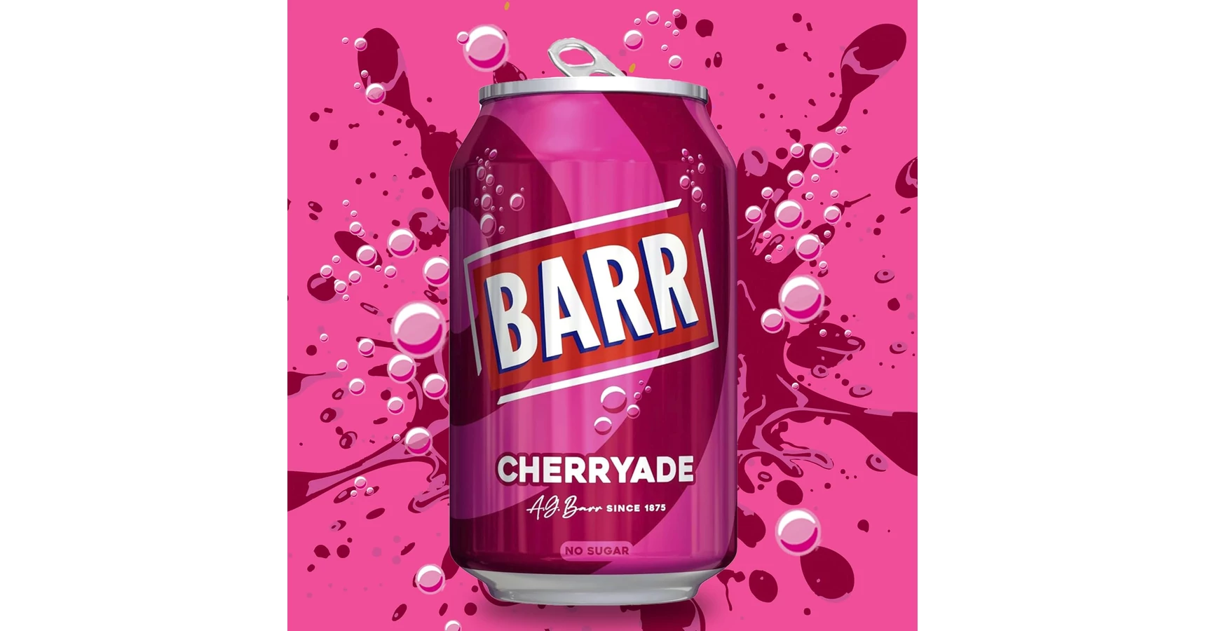 Barr Cherryade cseresznye ízű szénsavas üdítőital 330ml - MegaBest
