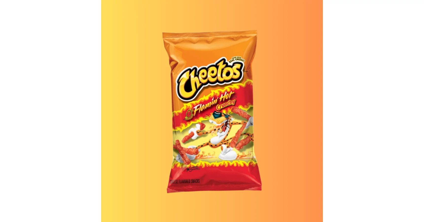 Cheetos Flamin Hot Crunchy csípős chips 226g - MegaBest