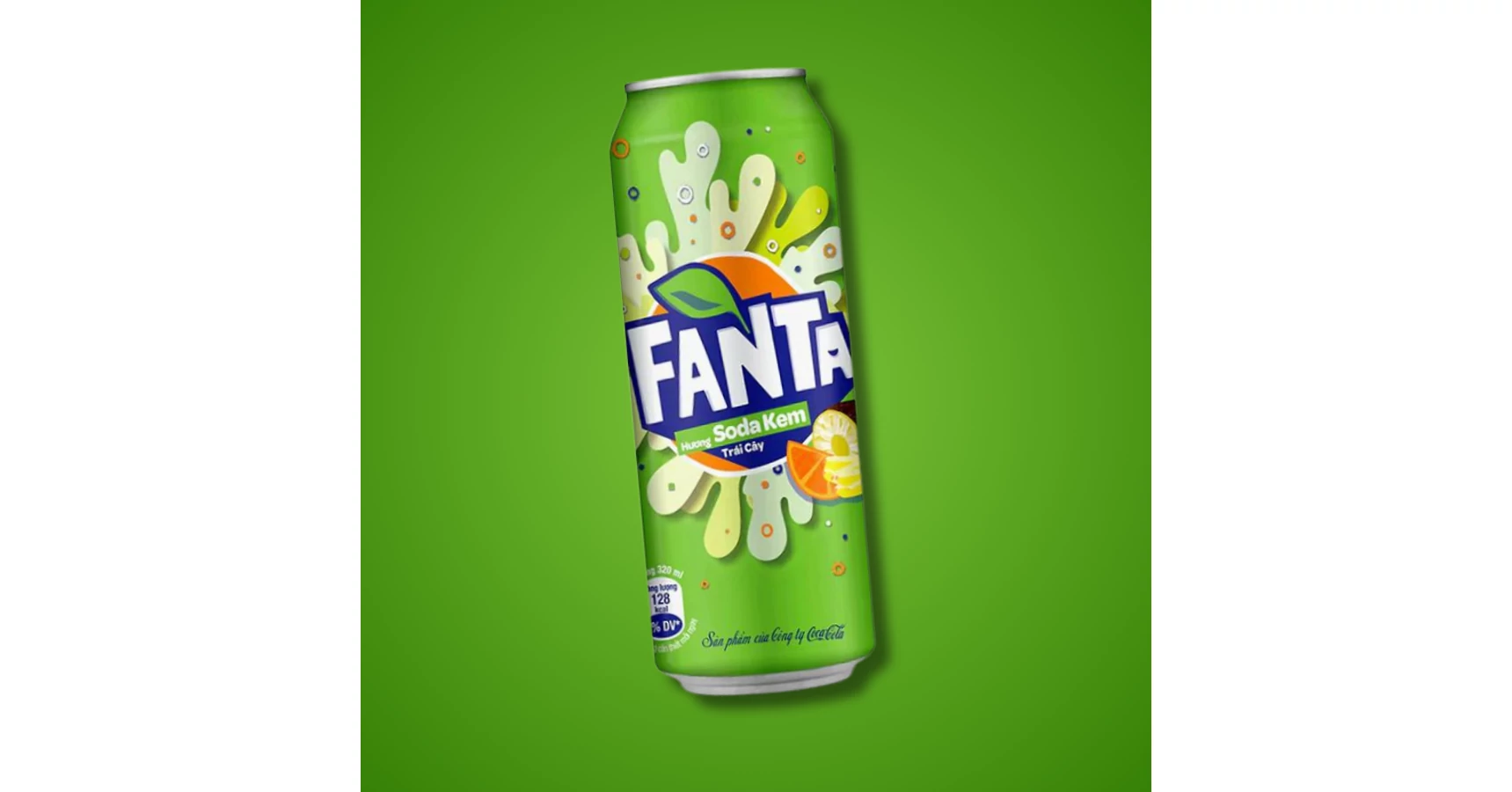 Fanta Fruity Soda Cream Vietnámi tejszínes Fanta trópusi ízben 320ml ...