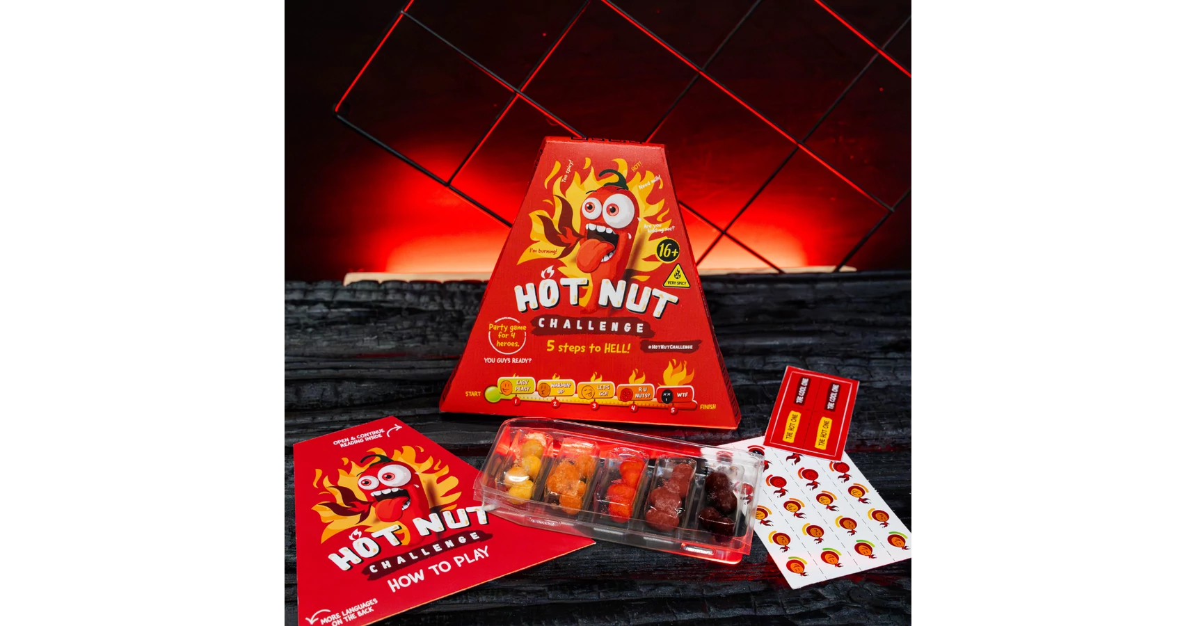 Hot Nut Challenge 24g - MegaBest