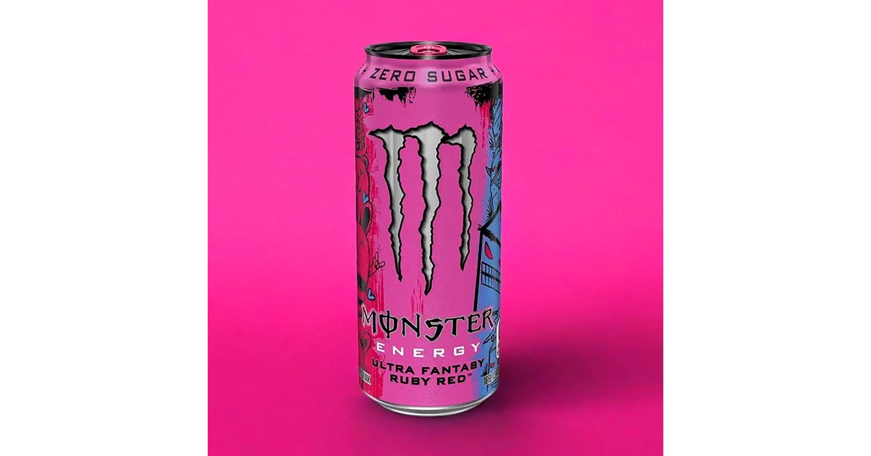Monster Ultra Fantasy Ruby Red zero amerikai energiaital 473ml - MegaBest