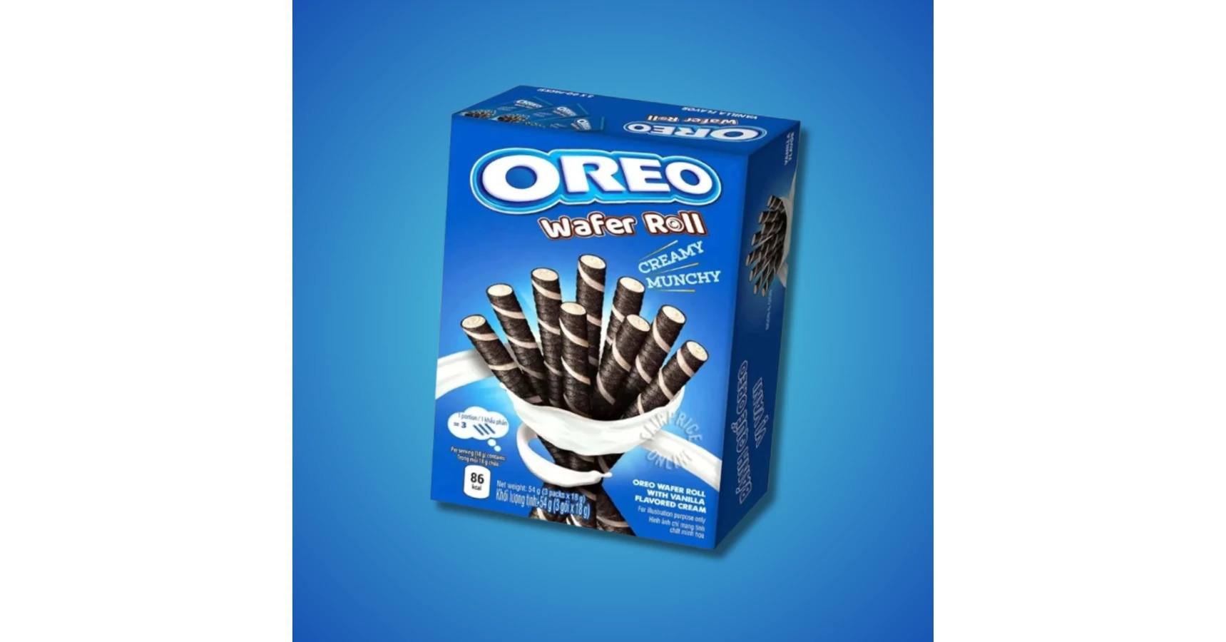 Oreo Wafer Roll vaníliás roletti 54g - MegaBest